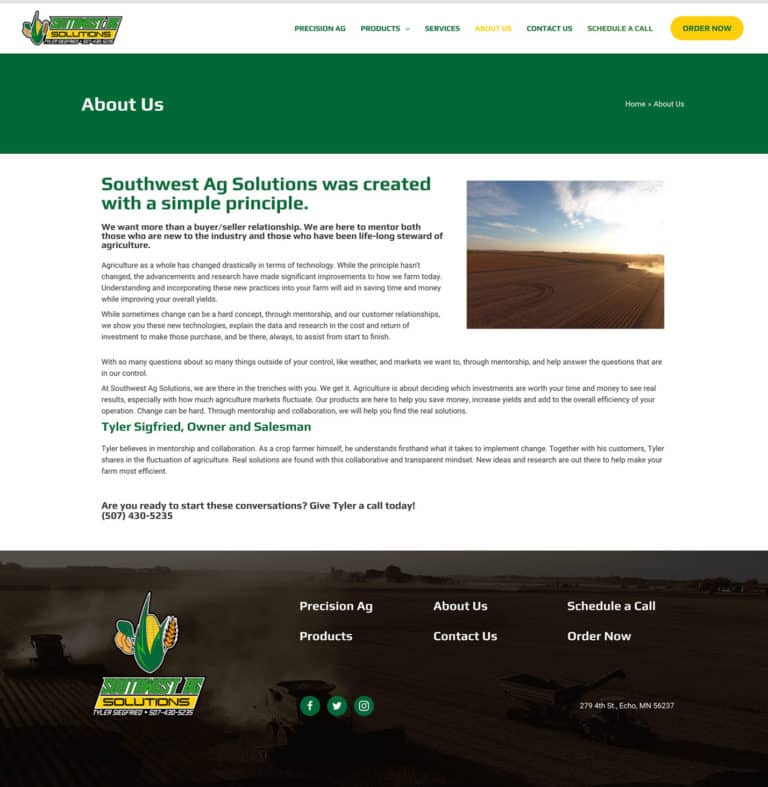 Custom Designed Page Layouts | Redwood Valley Technical Solutions Web ...